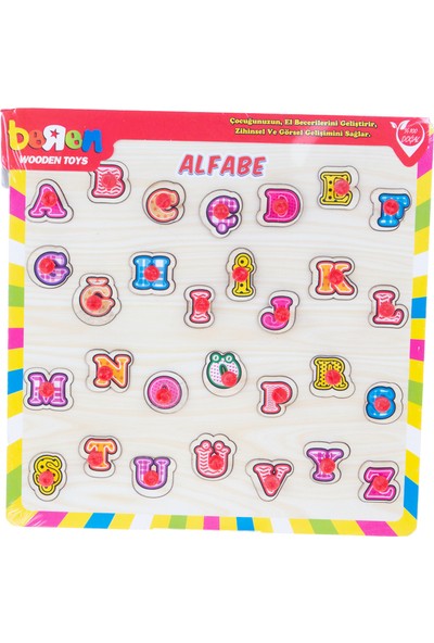 Beren Eğitici Puzzle Ahşap Sayılar & Harfler BRN-2125 1251 Beren Eğitici Puzzle Ahşap Sayılar & Harfler BRN-2125 1251