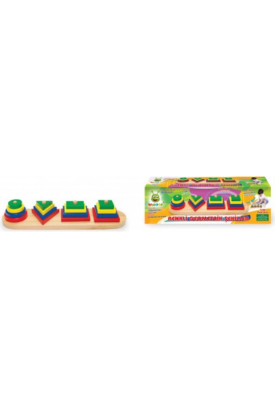 Karsan Woodoy Geometrik Şekiller Renkli KR006 0104 Karsan Woodoy Geometrik Şekiller Renkli KR006 0104