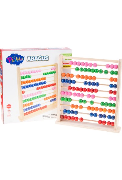 Playwood Abaküs Ahşap Büyük ONY-378 3784 Playwood Abaküs Ahşap Büyük ONY-378 3784