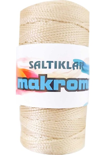 Berlin Shop Polyester Makrome Ipi 230 Açık Bej 100 gr Berlin Shop Polyester Makrome Ipi 230 Açık Bej 100 gr