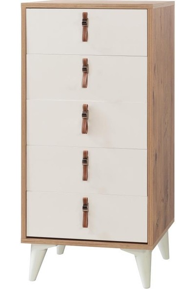 Sivas Gözde Mobilya Cemre 5 Çekmeceli Şifonyer 57X44X106CM