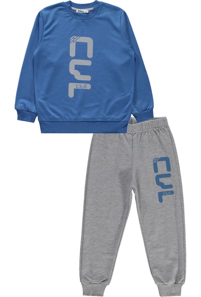 Civil Boys Erkek Çocuk Eşofman Takımı 6-9 Yaş Indigo