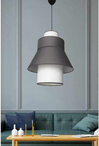 Hmydesign Passager Avize Antrasit Beyaz