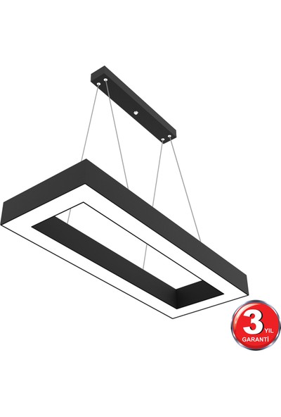 Hegza Lighting Mesita (Siyah Kasa, Gün Işığı) Ledli Sarkıt Modern LED Avize Hegza Lighting Mesita (Siyah Kasa, Gün Işığı) Ledli Sarkıt Modern LED Avize