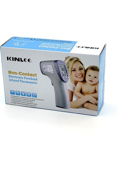 Kinlee Temassız Ateş Ölçer Infrared Kızılötesi (Yetişkin / Çocuk) FT3010
