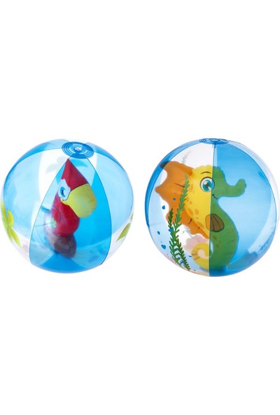 Liggo Deniz Topu Renkli 3D Figürlü 51 cm 31041