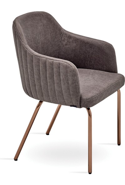 Enza Home Vienna Yemek Odası Sandalye - Koyu Kahve Enza Home Vienna Yemek Odası Sandalye - Koyu Kahve