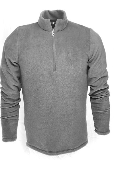 Njm Sportwear Erkek Füme Standart Fit Günlük Rahat Fermuarlı Yaka Polar Universal Spor Sweatshirt Njm Sportwear Erkek Füme Standart Fit Günlük Rahat Fermuarlı Yaka Polar Universal Spor Sweatshirt