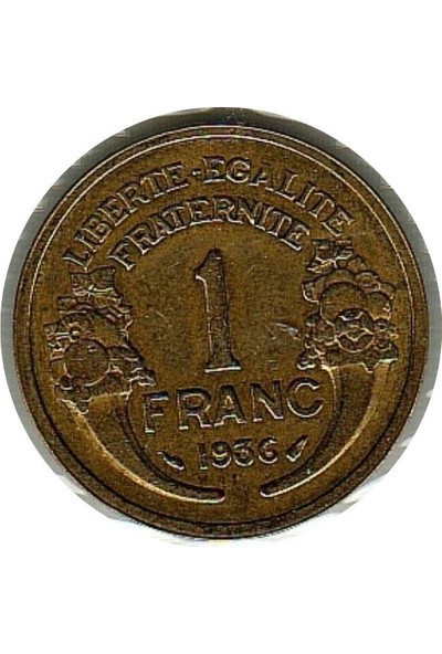 Trcollect 1936 Fransa 1 Frank Koleksiyon Para Trcollect 1936 Fransa 1 Frank Koleksiyon Para