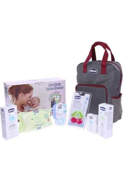 Chicco Bebeğimin Bakım Seti Sırt Çantası Armağanlı - Erkek