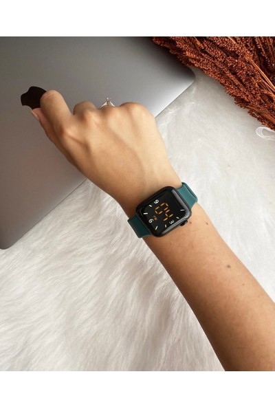 Unisex Silikon Kordon Dijital Kol Saati Unisex Silikon Kordon Dijital Kol Saati