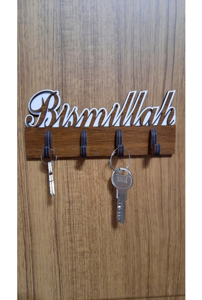 Pelit Tasarım Bismillah Besmele Anahtar Askısı Anahtarlık Key Holder Besmele Ahşap Anahtarlık Pelit Tasarım Bismillah Besmele Anahtar Askısı Anahtarlık Key Holder Besmele Ahşap Anahtarlık