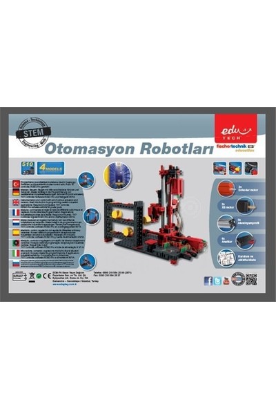 Fischertechnik Otomasyon Robotları Seti (Teşhir Ürünü) Fischertechnik Otomasyon Robotları Seti (Teşhir Ürünü)