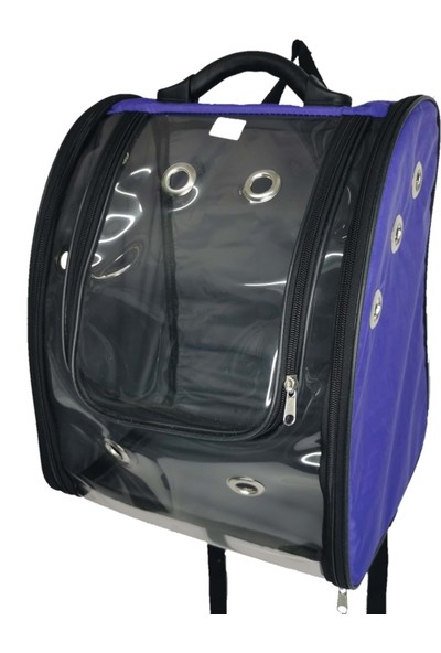 Eft Pet Şeffaf Kedi Köpek Taşıma Sırt Çantası - Mor Eft Pet Şeffaf Kedi Köpek Taşıma Sırt Çantası - Mor