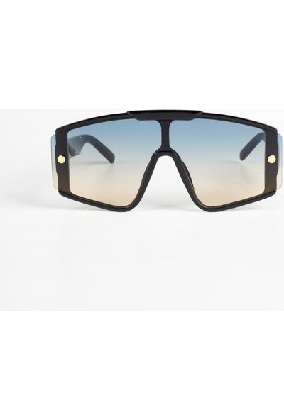 Kapin Büyük Siyah Güneş Gözlüğü - Iki Renk Cam