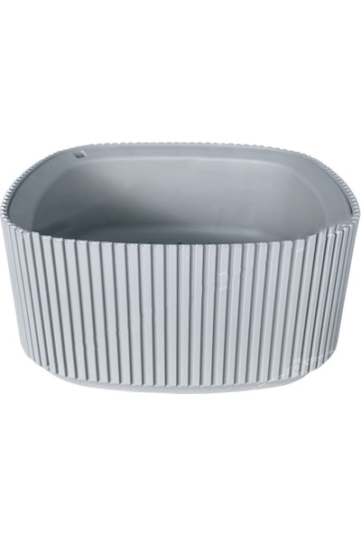 ToXA 1,8 Litre Granit Gri Pera Aranjman Saksı Plastik Bitki Çiçek Kaktüs Saksısı No2 19,8x9,1 Cm ToXA 1,8 Litre Granit Gri Pera Aranjman Saksı Plastik Bitki Çiçek Kaktüs Saksısı No2 19,8x9,1 Cm
