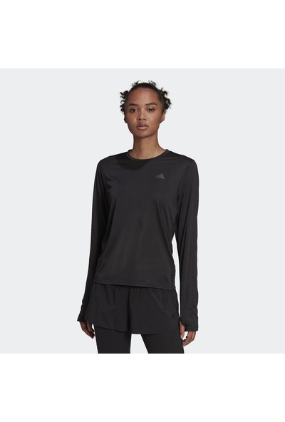Adidas Kadın Koşu - Yürüyüş T-Shirt Rı 3b Ls Tee H57745