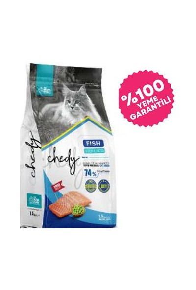 Chedy Super Premium Kısırlaştırılmış Balıklı Yetişkin Kedi Maması 5 kg Chedy Super Premium Kısırlaştırılmış Balıklı Yetişkin Kedi Maması 5 kg