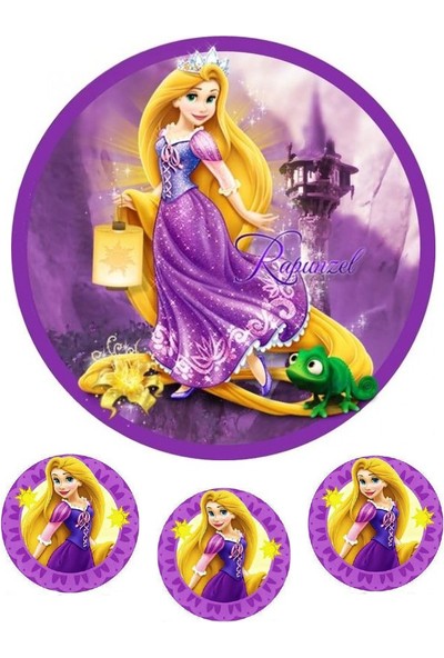 EBKpastamarket Rapunzel Yenilebilir Pasta ve Kurabiye Baskısı EBKpastamarket Rapunzel Yenilebilir Pasta ve Kurabiye Baskısı