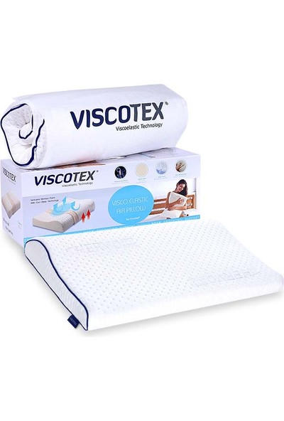 Viscotex Boyun Destekli Ortopedik Bebek Yastığı Beyaz Viscotex Boyun Destekli Ortopedik Bebek Yastığı Beyaz