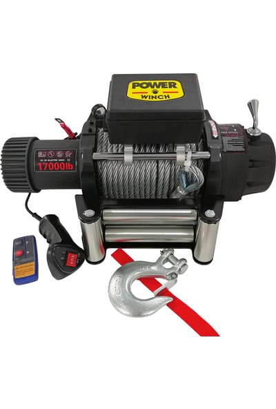 Power Winch 17000 Lb Çelik Halatlı Off-Road 4x4 Elektrikli Vinç 24V Power Winch 17000 Lb Çelik Halatlı Off-Road 4x4 Elektrikli Vinç 24V