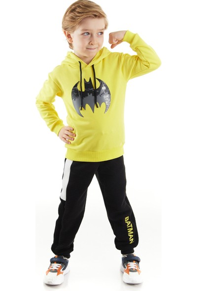 Batman Lisanslı Erkek Çocuk Eşofman Takım 20207 Batman Lisanslı Erkek Çocuk Eşofman Takım 20207