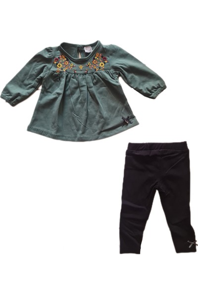 Deco Kız Bebek 3-12 Ay Çiçekli Ikili Takım Deco Kız Bebek 3-12 Ay Çiçekli Ikili Takım