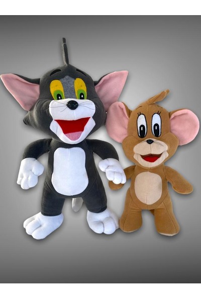 DGS Tom & Jerry Karakter Figür Peluş Oyuncak Oyun ve Uyku Arkadaşı DGS Tom & Jerry Karakter Figür Peluş Oyuncak Oyun ve Uyku Arkadaşı