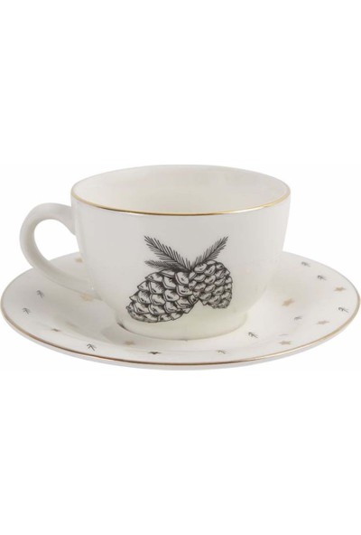 Porland Forest Tabaklı Çay Fincanı 215CC