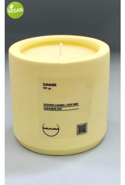 Muum Dekoratif Narenciye ve Karışık Meyve Kokulu Mum