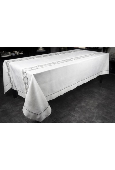 Mikasa Moor Olivya 180 x 280 cm Masa Örtüsü Mikasa Moor Olivya 180 x 280 cm Masa Örtüsü