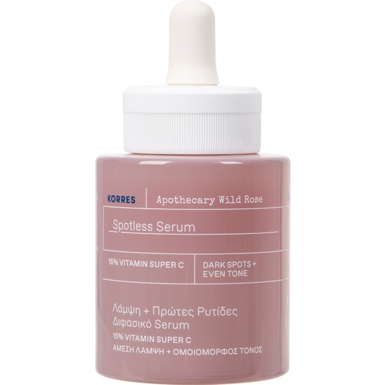 Korres Apothecary Wild Rose Spotless Serum | 15% Vitamin Fiyatı