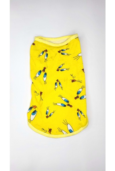 Lily Pet Tweety Penye Tshirt Köpek Kıyafeti - Small - St01516-3512 Lily Pet Tweety Penye Tshirt Köpek Kıyafeti - Small - St01516-3512