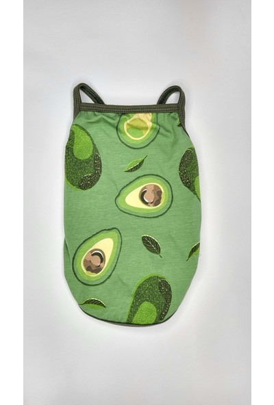 Lily Pet Avokado Atlet Stil Kolsun Penye Tshirt - Medium - ST02680-3481