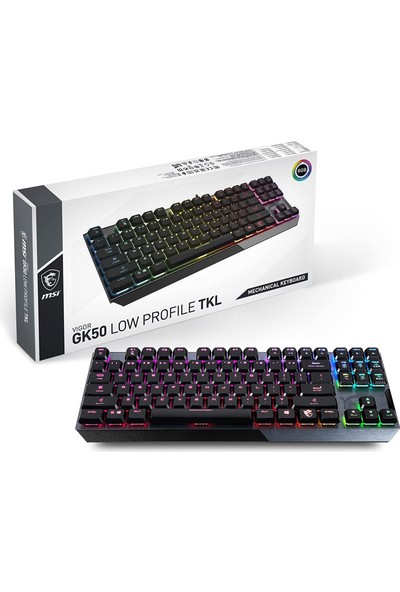 MSI Gg Vıgor GK50 Low Profıle Tkl Tr Klavye