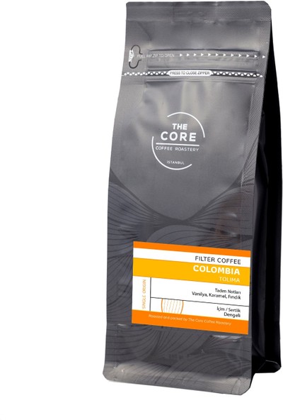 The Core Colombia Tolima Filtre Çekirdek Kahve 250 gr The Core Colombia Tolima Filtre Çekirdek Kahve 250 gr