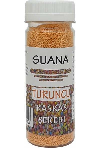 Suana Kaskas Şekeri 100GR (Turuncu,yaldızlı)