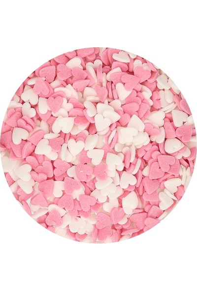 No Name Mini Pembe Soft Kalp Sprinkles Şeker 70 gr