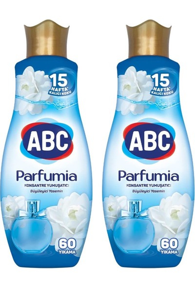 Abc Konsantre Yumuşatıcı Büyüleyici Yasemin 1440 ml - 2'li Abc Konsantre Yumuşatıcı Büyüleyici Yasemin 1440 ml - 2'li