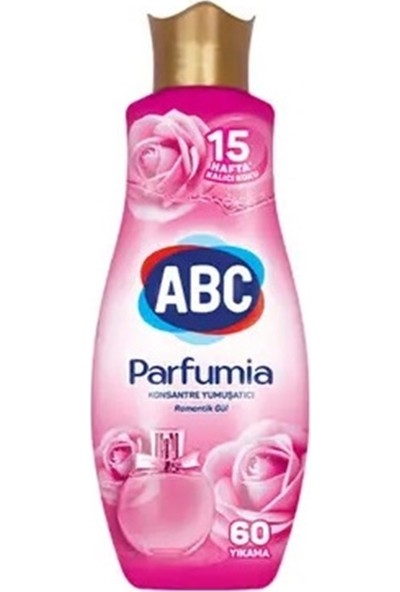 Abc Konsantre Yumuşatıcı Parfumıa Romantik Gül 1440 ml Abc Konsantre Yumuşatıcı Parfumıa Romantik Gül 1440 ml
