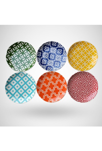 Bi Dünya Ev Casablanca Pasta Tabak 6'lı Bi Dünya Ev Casablanca Pasta Tabak 6'lı