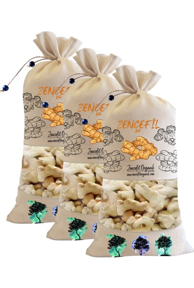 Zencefil Organik Bez Torba Kök Zencefil 3 x 600 gr Zencefil Organik Bez Torba Kök Zencefil 3 x 600 gr