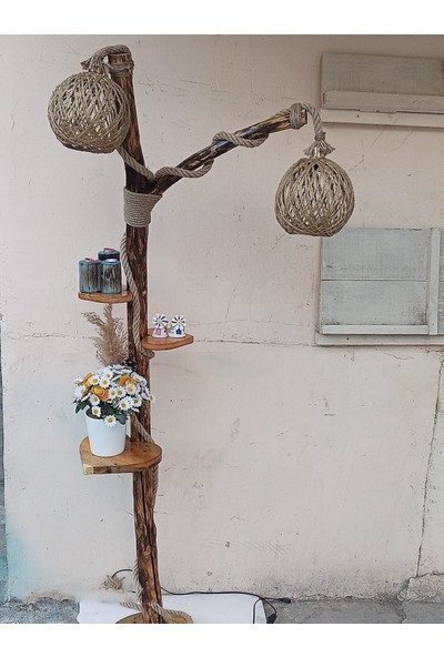 Woodeens Özel El Yapımı 2'li Lambader