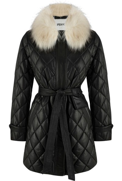 İpekyol Çanta Aksesuarlı Kapitone Mont