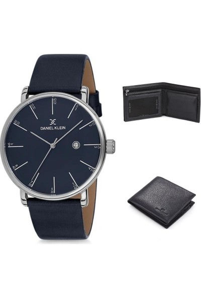 Daniel Klein Erkek Kol Saait ve Deri Cüzdan Set