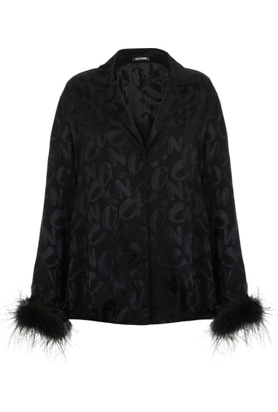 Nocturne Otriş Tüy Detaylı Gömlek