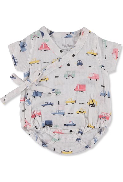 For My Baby Müslin Ipli Zıbın Body For My Baby Müslin Ipli Zıbın Body