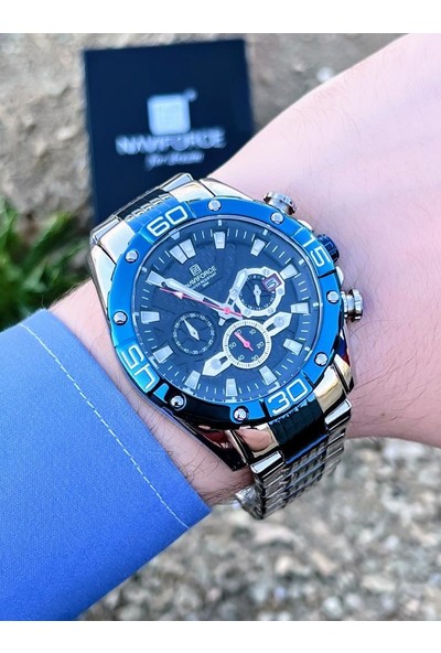 Naviforce NVF-1014-CF Naviforce Iç Fonksiyonları Aktif Çelik Kordon Analog Erkek Kol Saati Naviforce NVF-1014-CF Naviforce Iç Fonksiyonları Aktif Çelik Kordon Analog Erkek Kol Saati