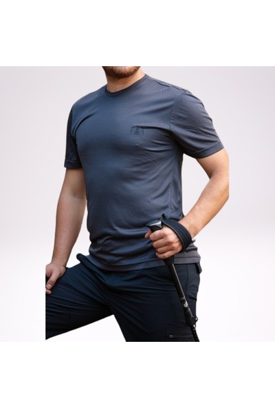 Huğlu Outdoor Sıfır Yaka Spor T-Shirt