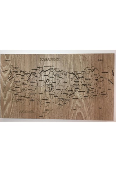 Mrt Ahşap Türkiye Haritası Il-Il Yap-Bozu Ahşaptan Mrt Ahşap Türkiye Haritası Il-Il Yap-Bozu Ahşaptan